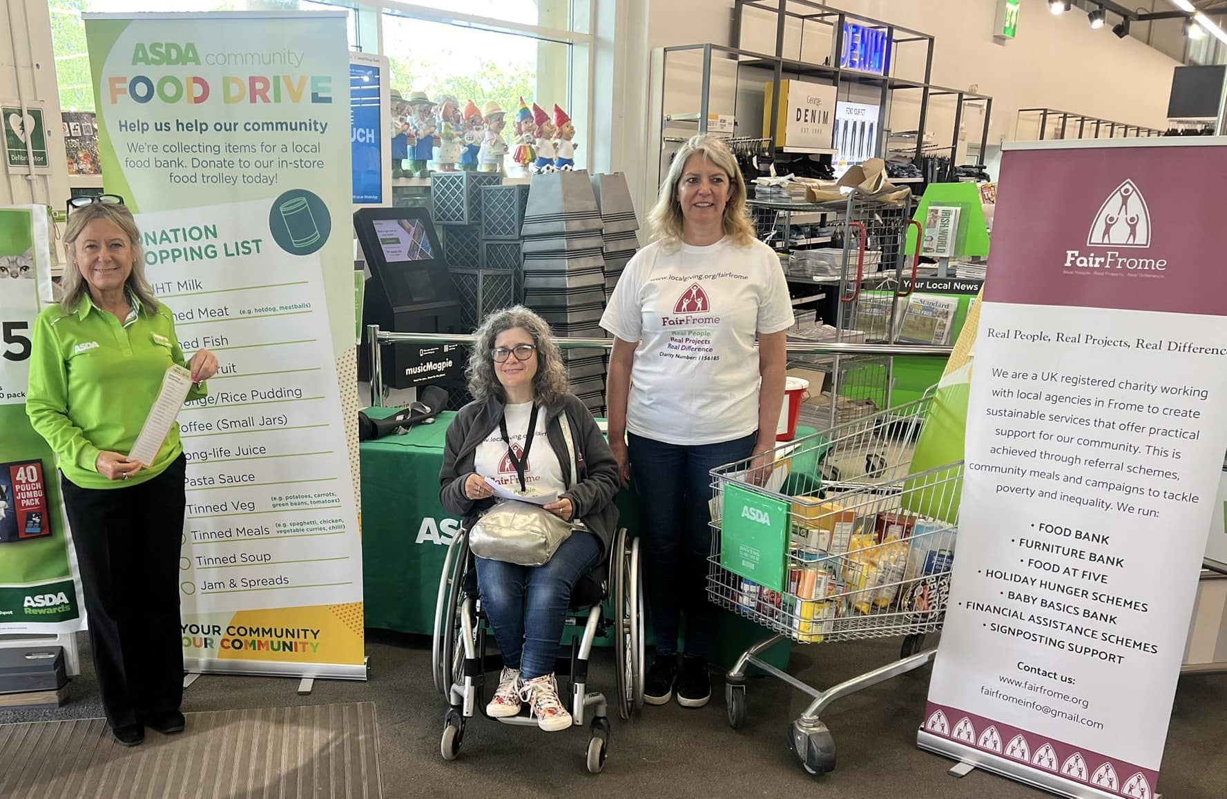 Asda Food Drive - Fair Frome