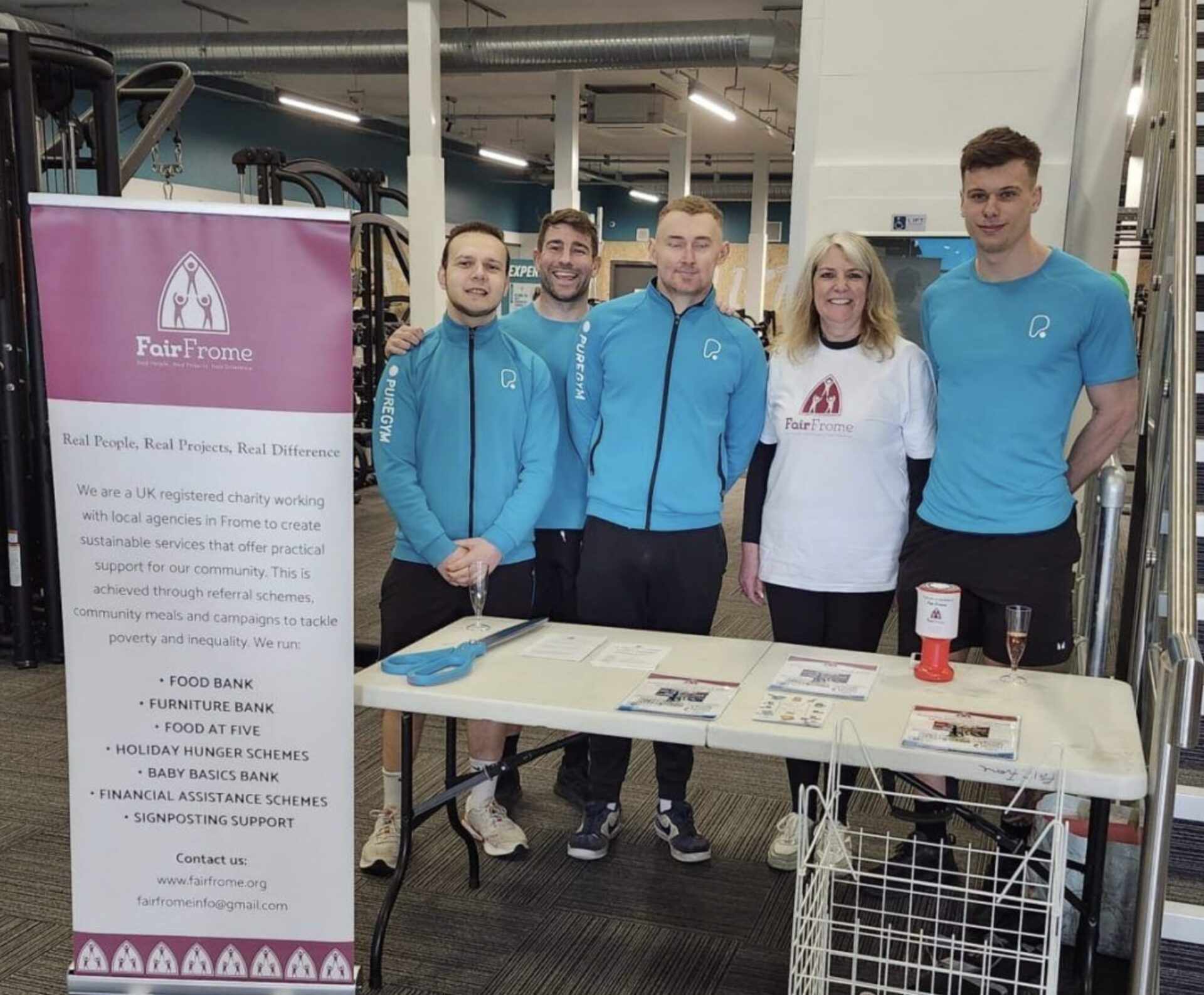 Bring a tin to the gym! New Food Bank donation point at the new Frome ...